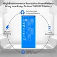 Replacement Battery For TRACFONE TCL A3 A509DL Replacement TLI028C7 ...