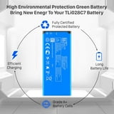Replacement Battery For TRACFONE TCL A3 A509DL Replacement TLI028C7 ...