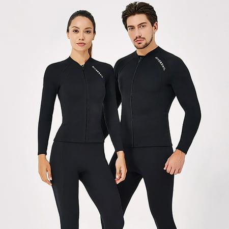 DIVE SAIL 2MM Wetsuit Tops Thermal Diving Youth Wetsuits UV Protection ...