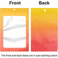 ACDANC 100 Pcs Resealable Mylar Bags, Gradient Color Food Storage Bags ...