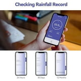 BALDR Wireless Wi-Fi Rain Gauge with Rainfall, Accurate Rainfall Record ...