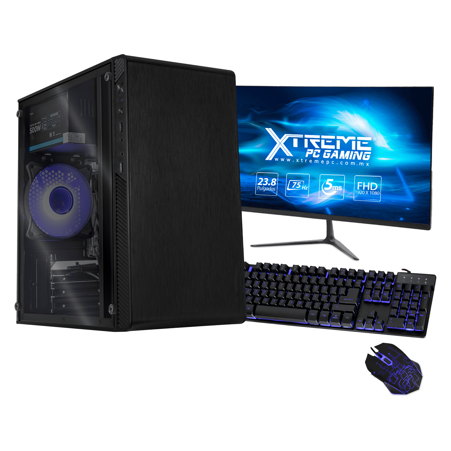 Xtreme PC Gaming AMD Radeon Vega Renoir Ryzen 5 4600G 16GB SSD 500GB Monitor 23.8 WIFI Black ...