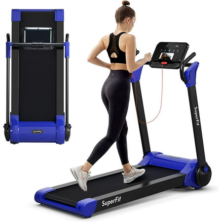 Diayung 2.25HP Folding Treadmill, Electric Superfit Treadmill W/LED ...
