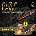 Fire Flute™ – EDC Aluminum Whistle with Built-in Ferro Rod Water-Tight ...