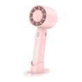 Mini Handheld Fan Portable Small Desk Fan with Base 3 Speeds Adjustable ...