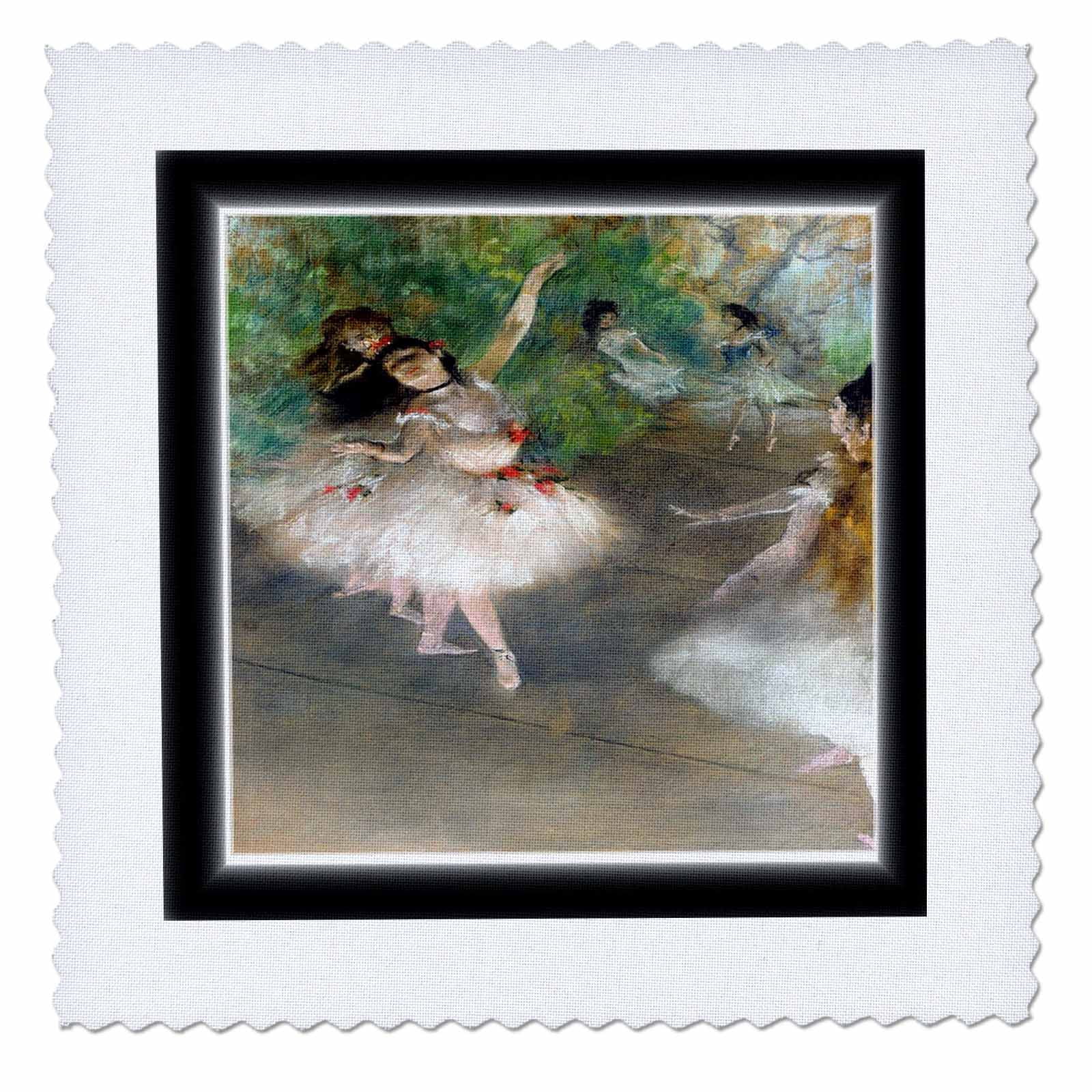 Picture Of Degas Painting Dancers 10x10 inch quilt square qs-80624-1 ...