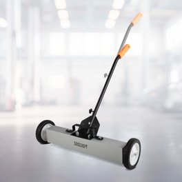 Home Improvement VEVOR 50Lbs Rolling Magnetic Sweeper With Wheels, Push ...