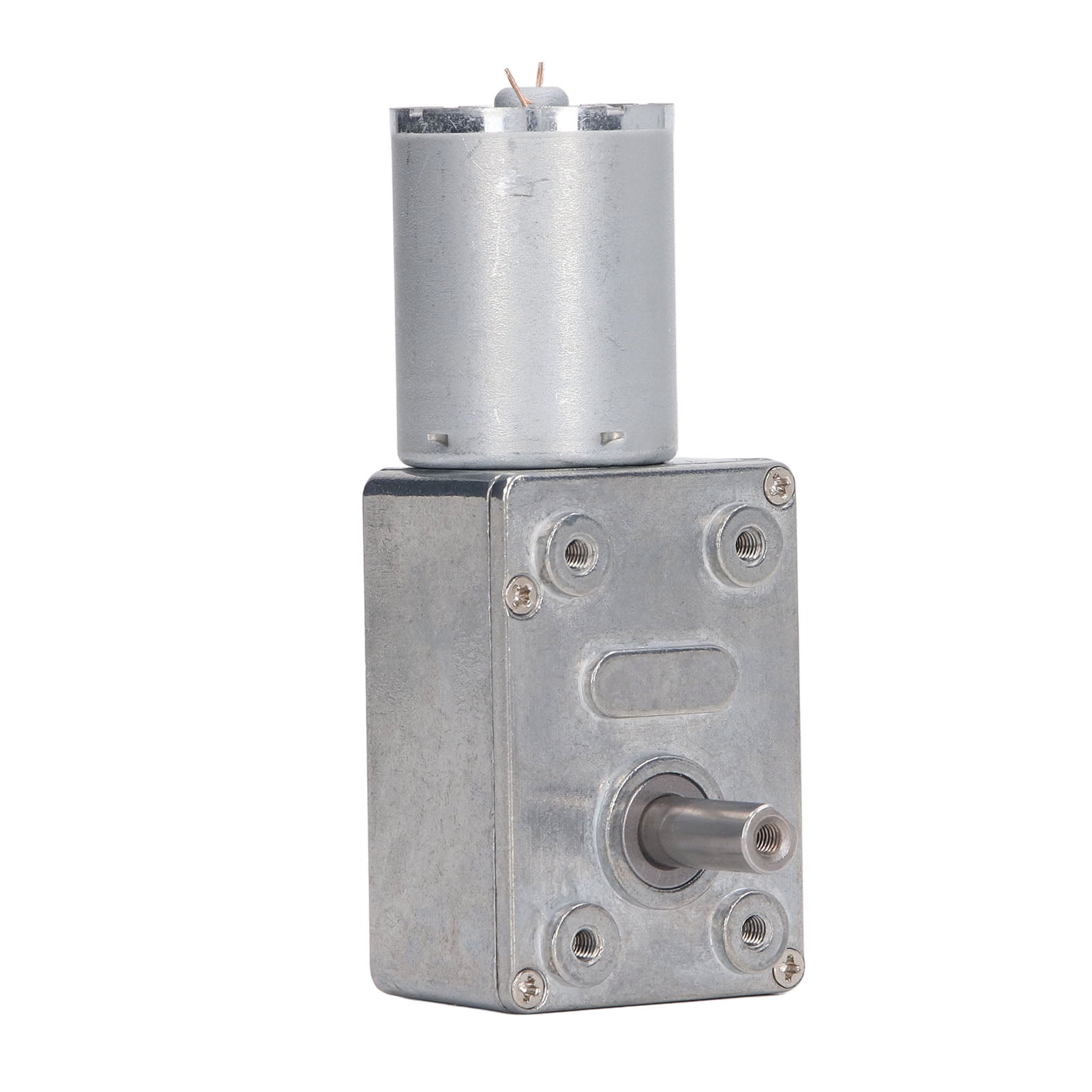 Motor de engranaje helicoidal de 12 v cc, motor de engranje helicoidal con doble eje de 12 mm ...