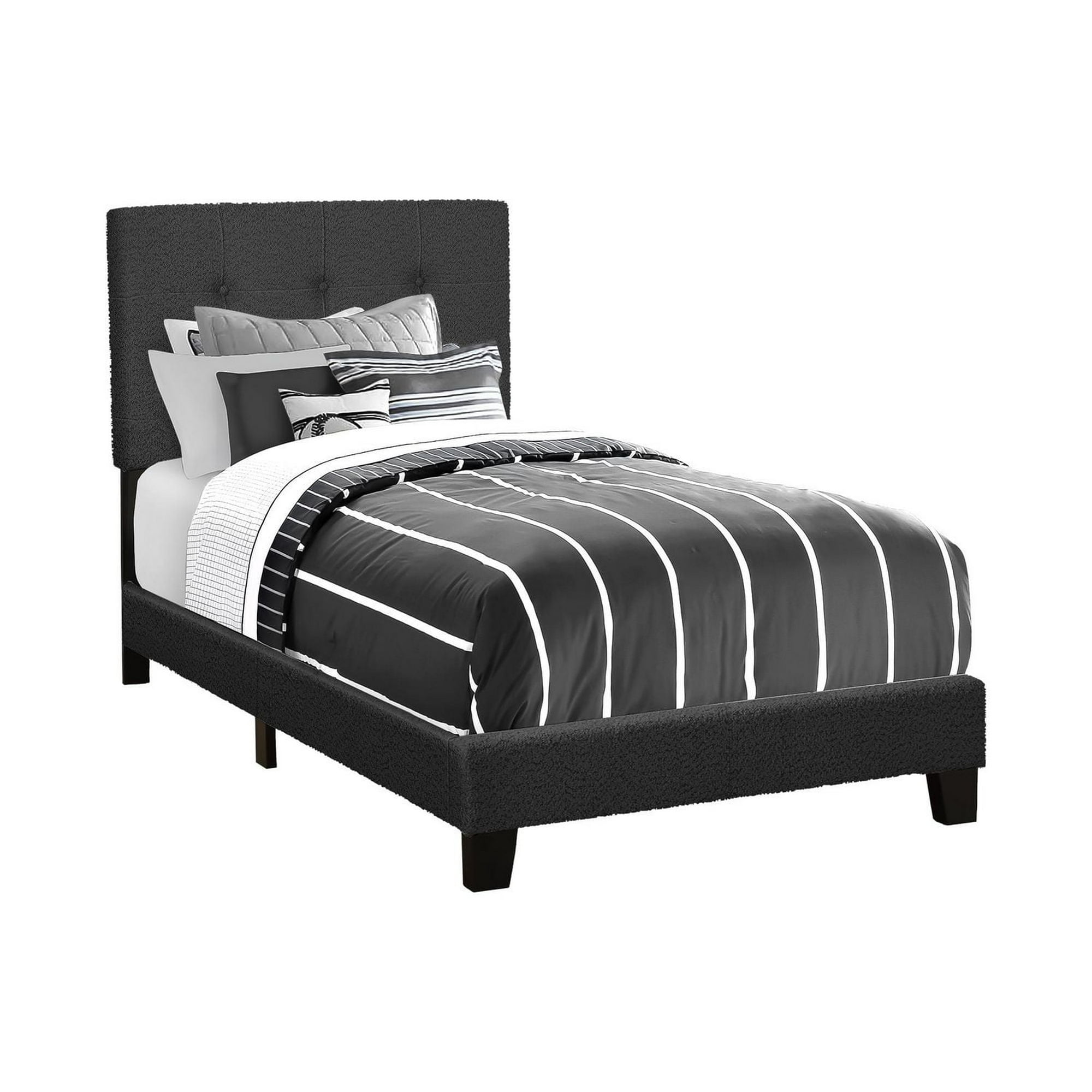 Click here for Monarch Specialties Bed  Twin Size  Upholstered  B... prices