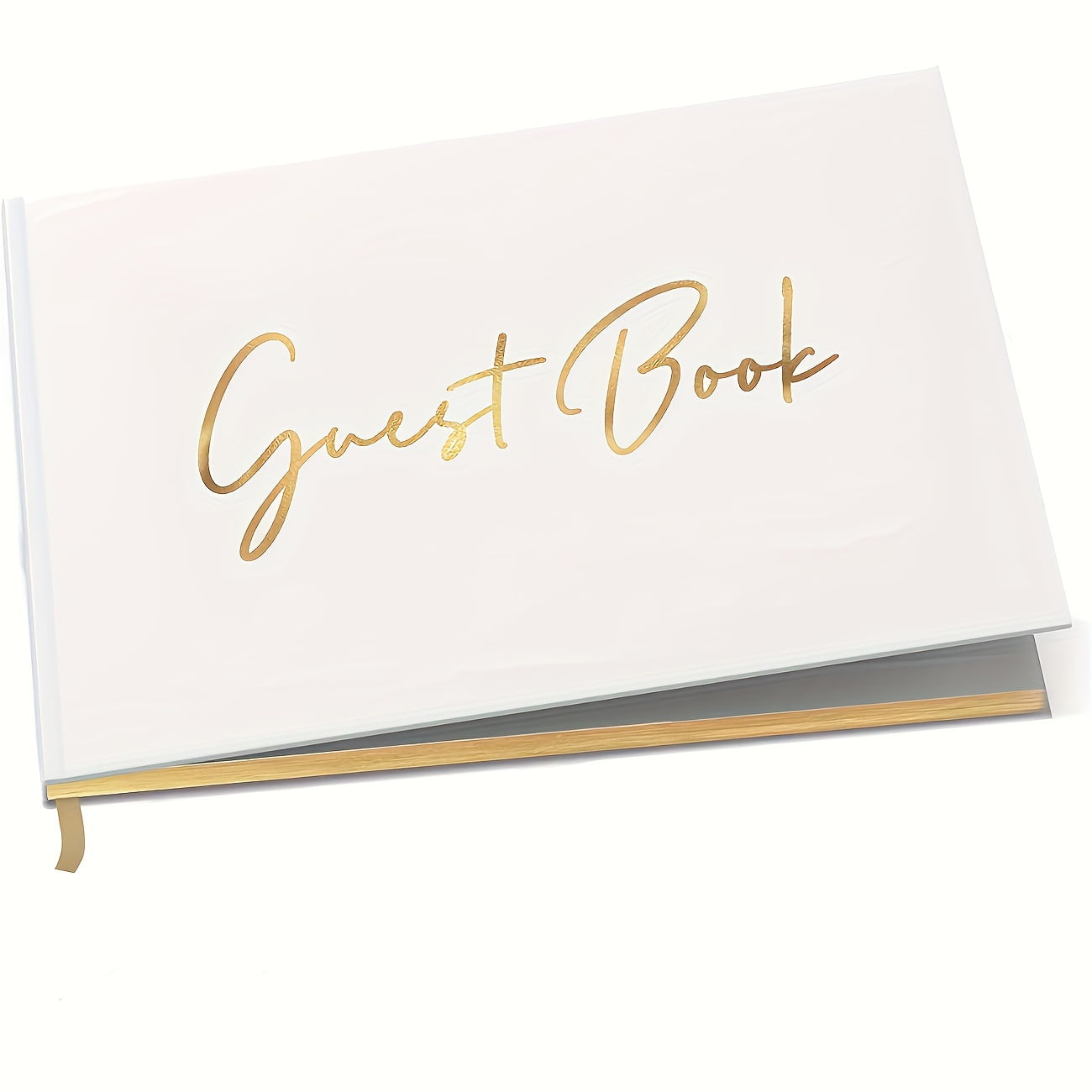 Click here for Grm 100 Page/50 Sheets Golden Guest Book & Pen - 9... prices