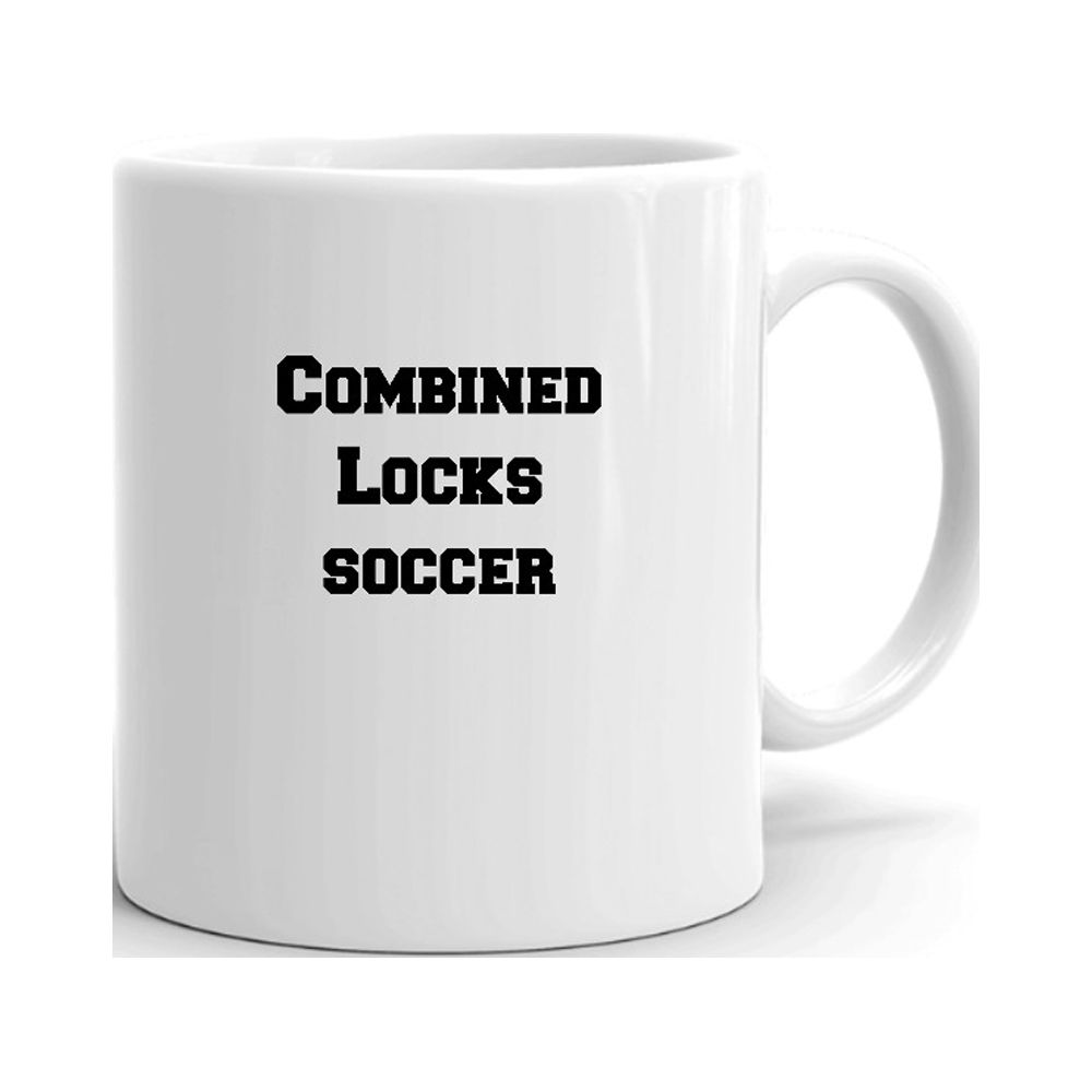 Combined Locks Soccer Ceramic Dishwasher And Microwave Safe Mug ...