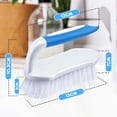 12 Pcs Scrub Brush for Cleaning with Handle Comfortable to Grip Heavy ...