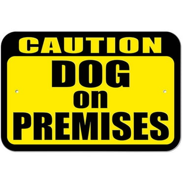 Dogs on Premises Sign - Walmart.com