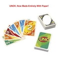 UNO Nothin’ But Paper Family Card Game with 112 Cards & Instructions ...