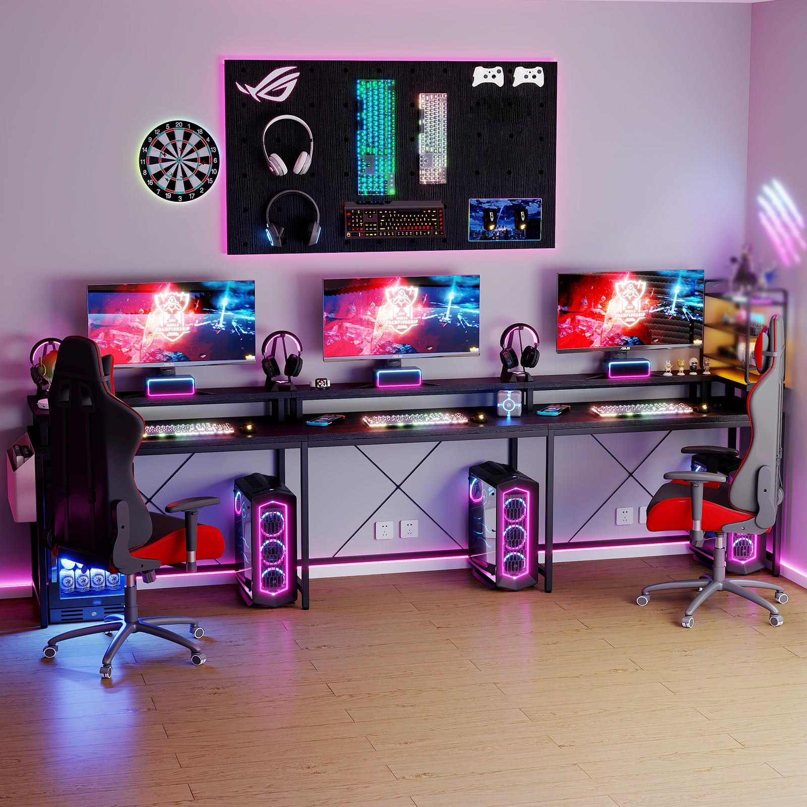 Click here for Edtara Gaming Desk  U Shaped Computer Table  Mesa... prices