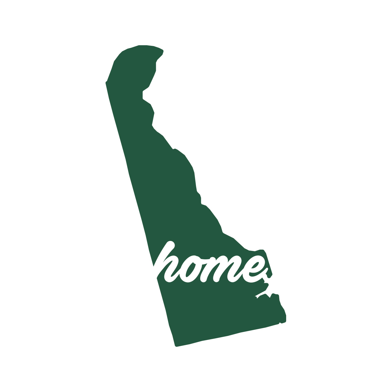 Delaware Home Sticker Decal Die Cut - Self Adhesive Vinyl ...