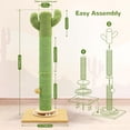 37-Inch Large Cat Scratcher, Extra Thick Cactus Sisal Scratching Post ...