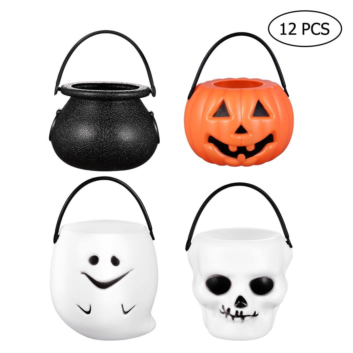 HOMEMAXS Cabilock 12pcs Halloween Candy Buckets Trick Or Treat Candy ...