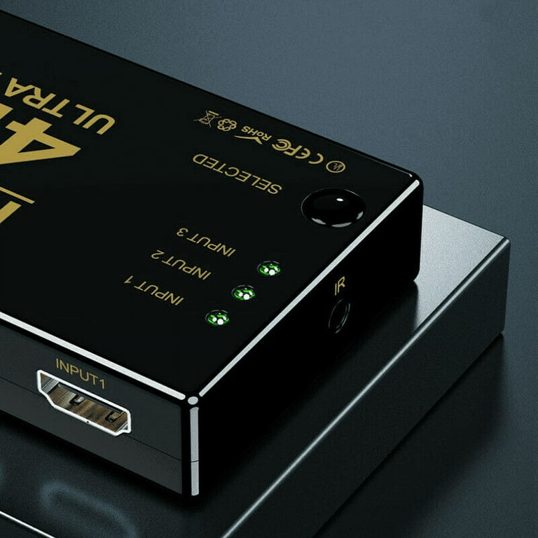 Hdmi Splitter Gator 4K HDMI 2.0 Cable Splitter Switch Box Hub 3D IR ...