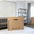 Large - up to 55" TV/Picture/Mirror - Moving Box 4 Pack, 48-in x 4-in x ...