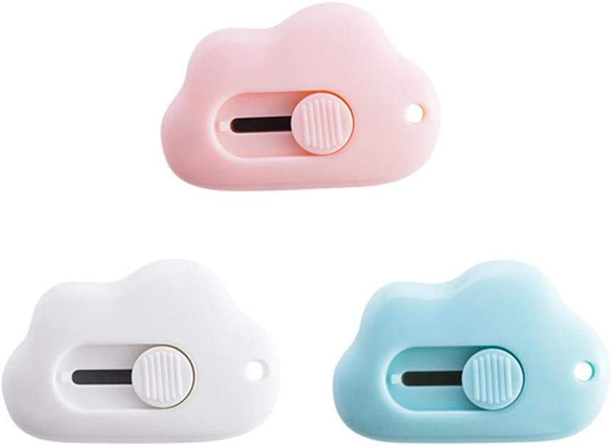 Mini Cloud Portable Box Cutter,Retractable Utility Cutter, DIY Small ...