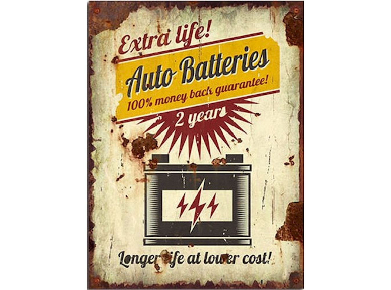 "Auto Battery " Wooden Sign - Walmart.com