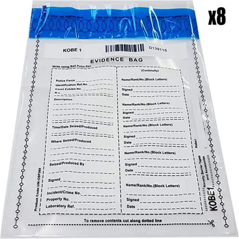 Crime Scene Evidence Bag
