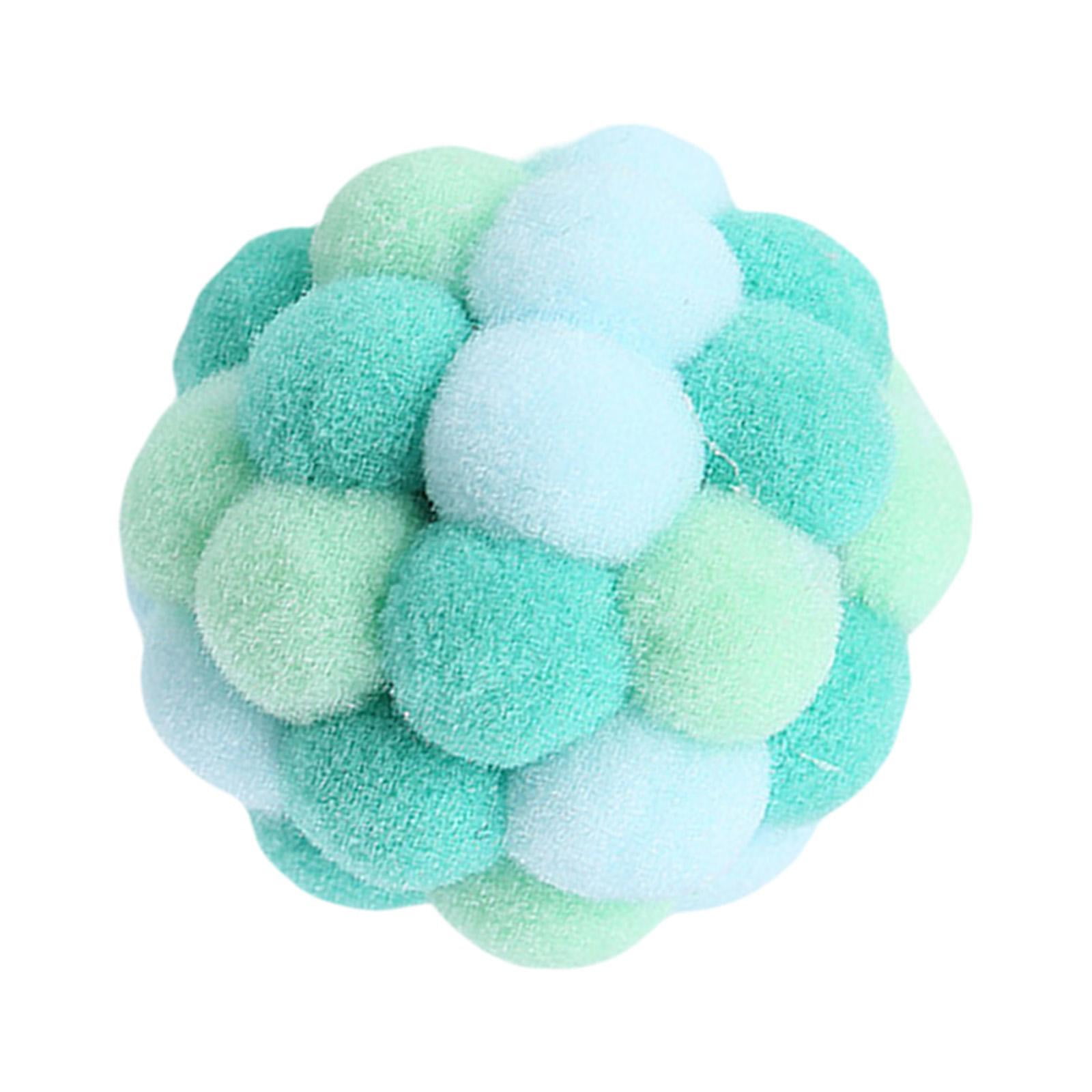 Plush Cat Toy Balls with Bells Chirping Balls Funny Sounds Soft ...