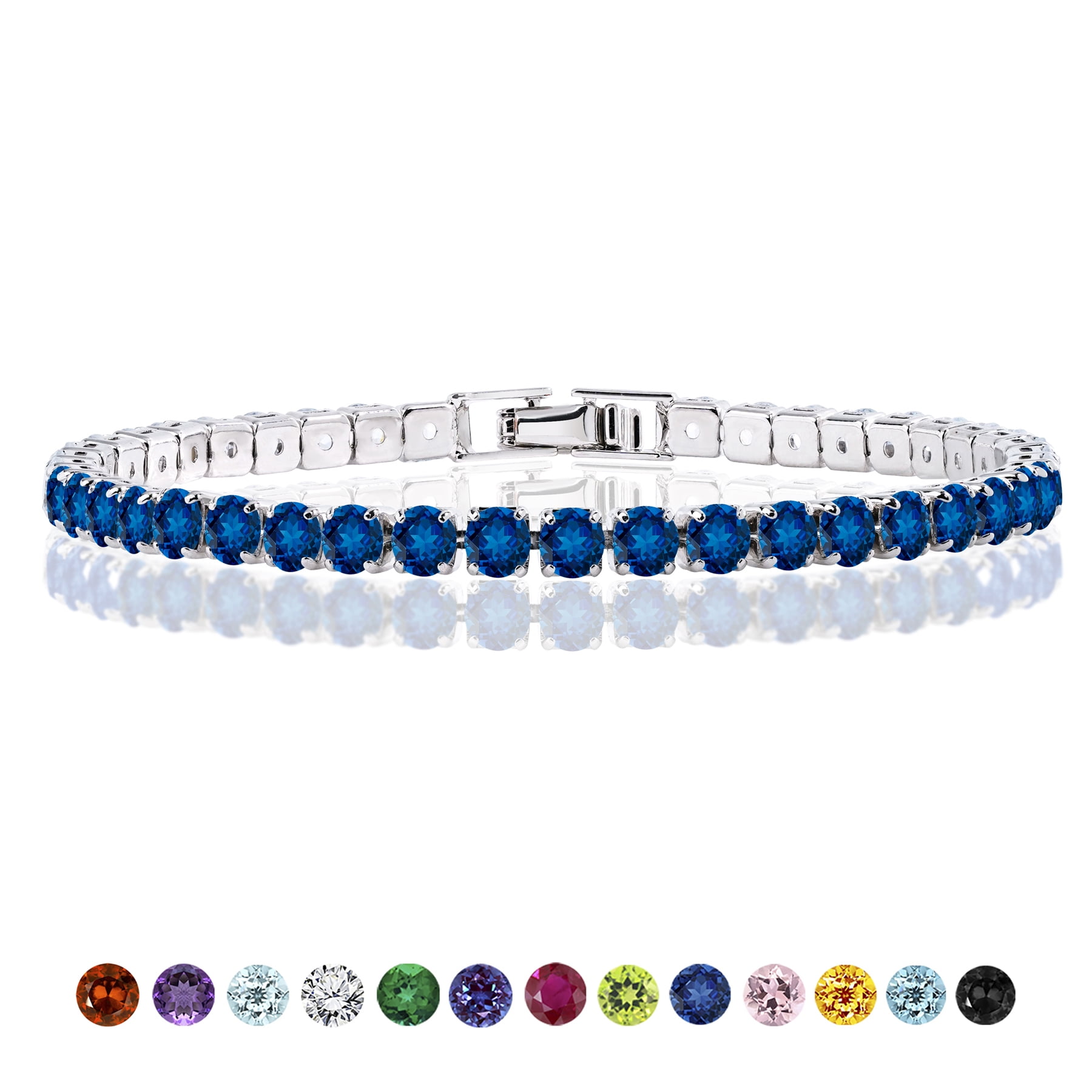 Click here for Jeenmata 11 Tcw Round Cut September - Blue Sapphir... prices