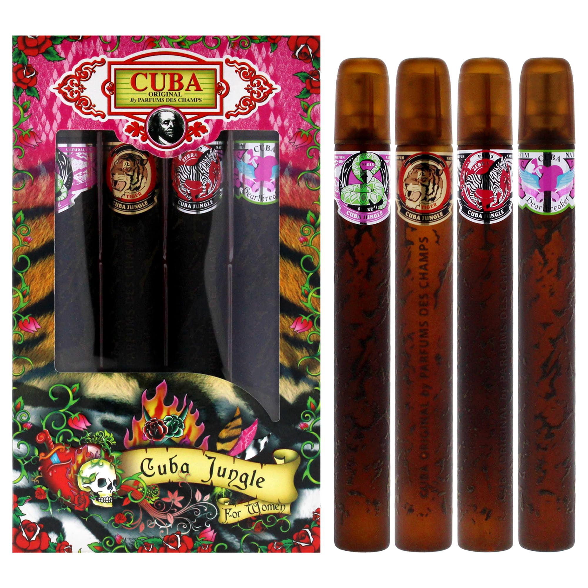 Set de regalo de perfume Parfums Des Champs Cuba Original Jungle ...