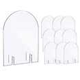 Clear Arch Acrylic Sign with Stand Guest Name Tag Seating Cards ...