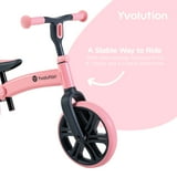Yvolution Velo Toddler Balance Bike 9'' Wheel (Pink) Boys and Girls, 18 ...