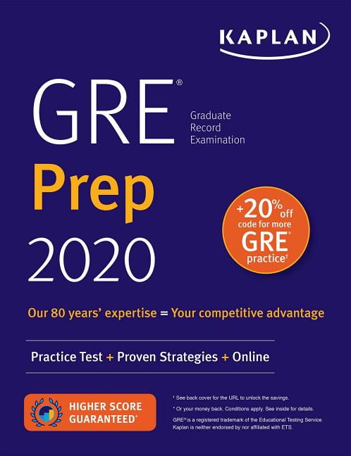 Kaplan Test Prep: GRE Prep 2020 : Practice Tests + Proven Strategies ...