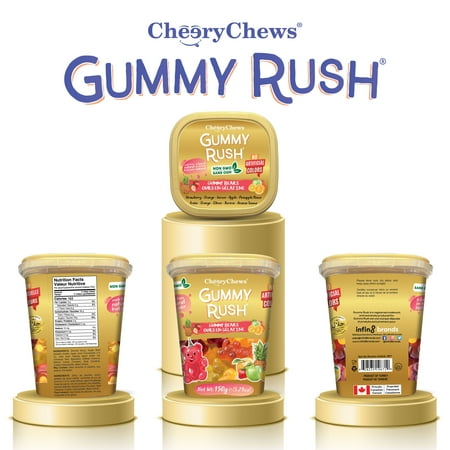 GUMMY RUSH GUMBEARS, 1X150g Tub - Walmart.ca