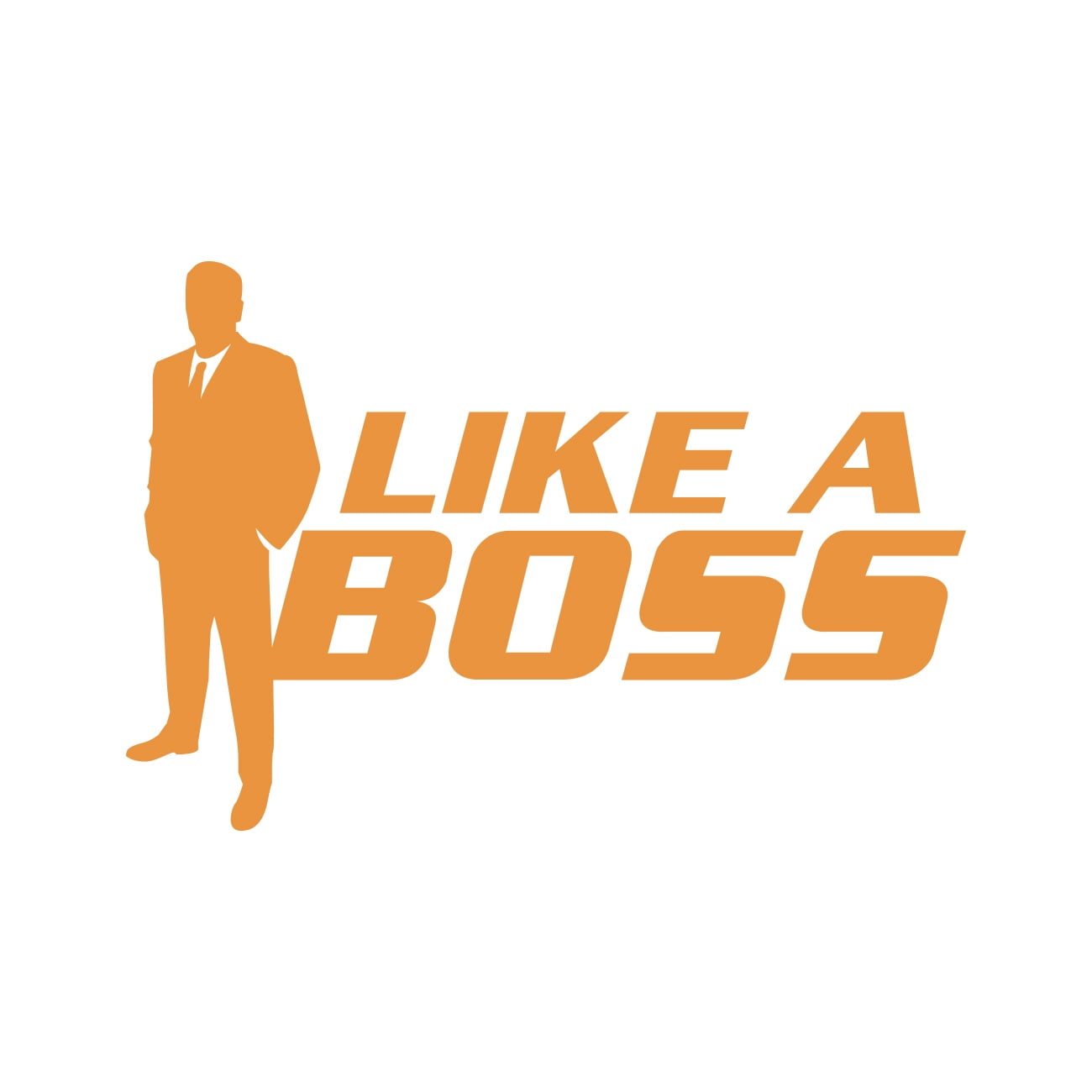 Like A Boss Sticker Decal Die Cut - Self Adhesive Vinyl - Weatherproof ...