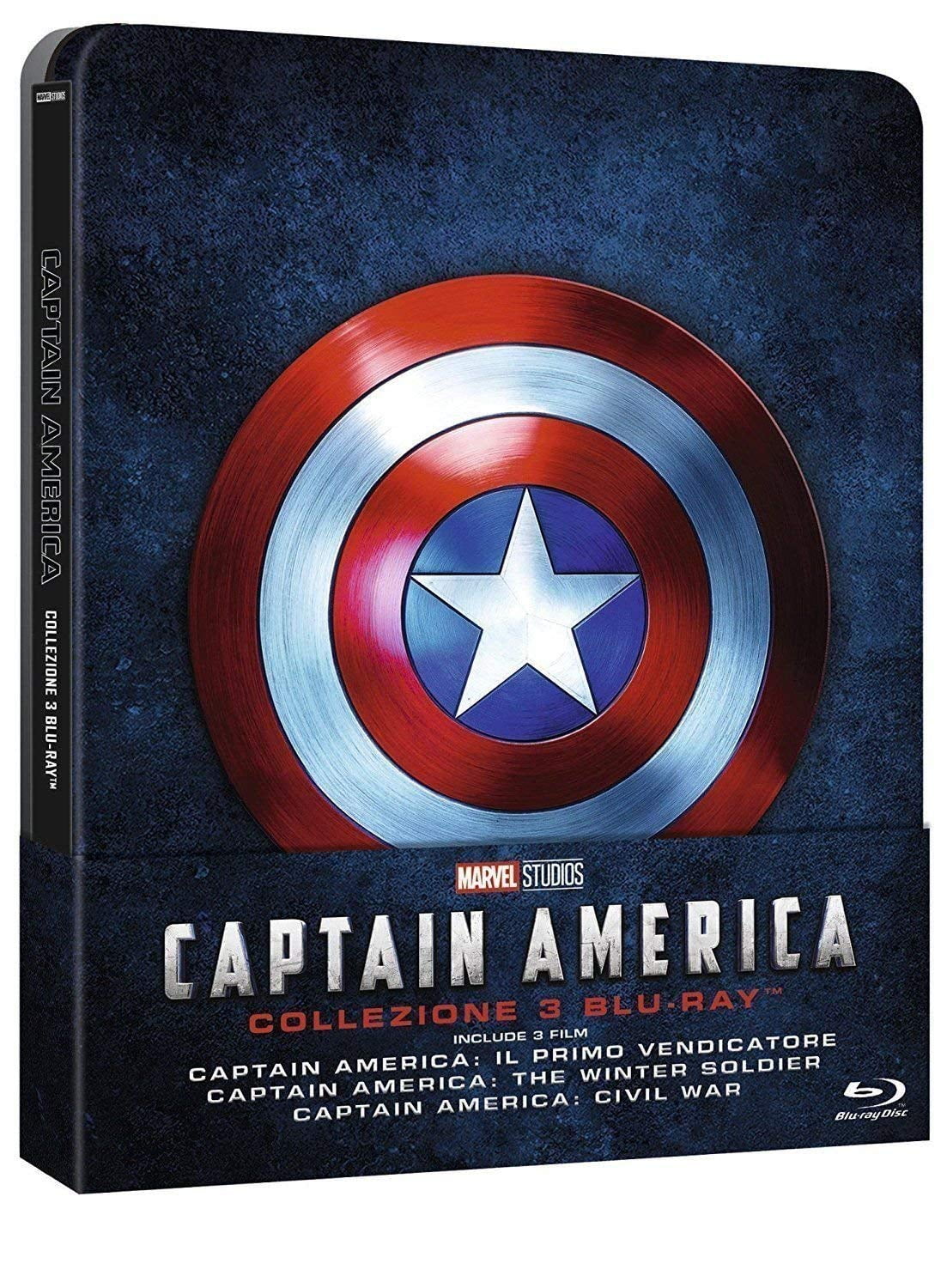 Captain America Collection 1-3 Steelbook (Blu-ray) | Walmart Canada