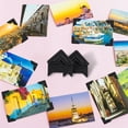 MetMetalrt Black Adhesive Photo Corners, Self-Adhesive Photo Mounting ...