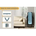 Folding Bed with Memory Foam, 75x38 Twin, Steel Frame, Portable ...