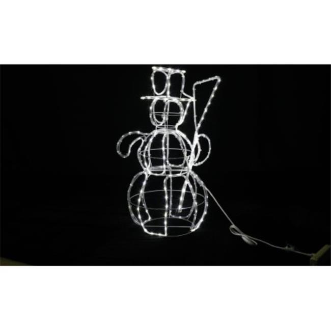 Neo-Neon N23 98323 36 in. 3D Rope Light Snowman Decor - Walmart.com