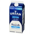 Rice Dream Original Enriched Lactose Free Rice Drink, 64 fl oz Half ...