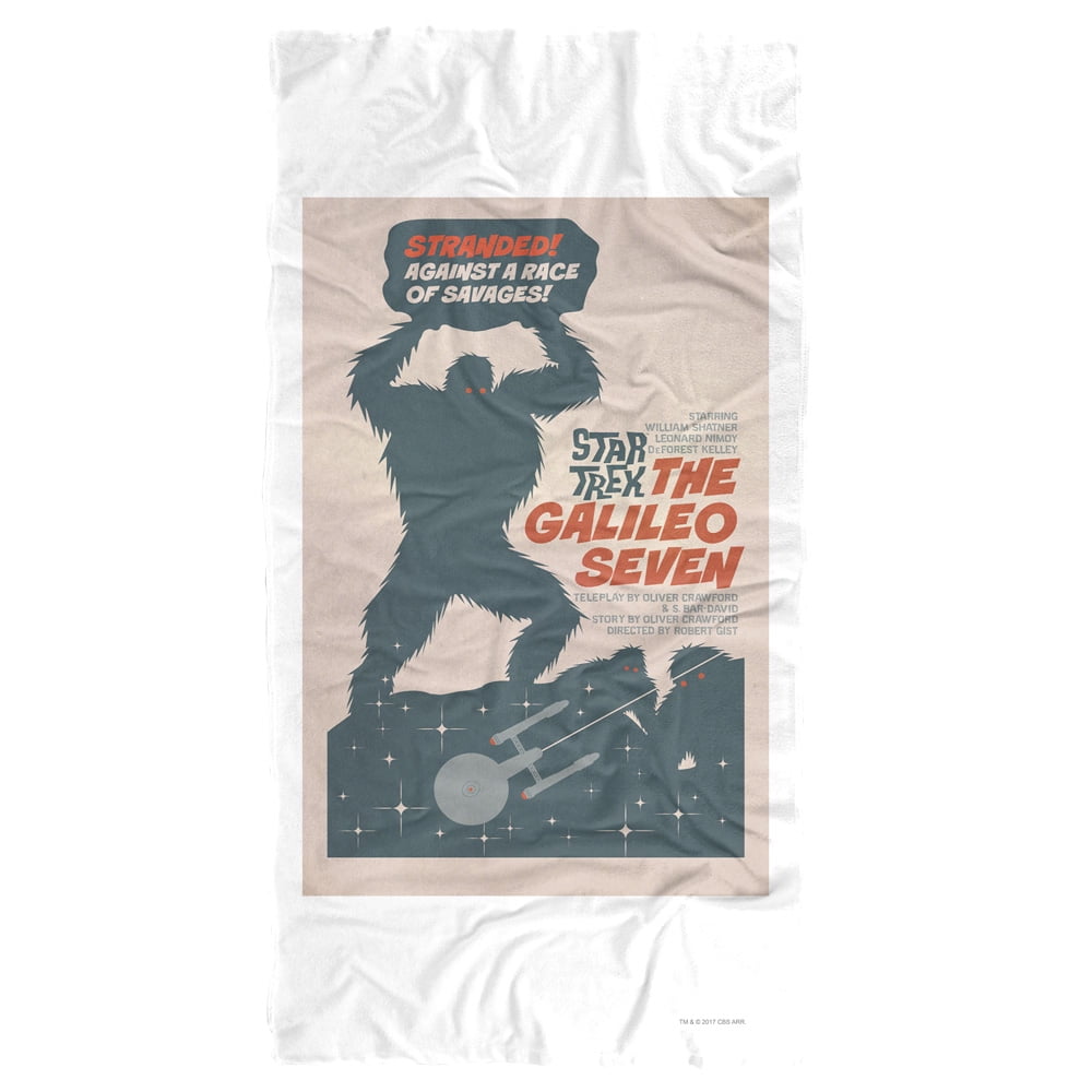 Star Trek Beach Towel, 30"x60" TOS Episode 16 Beach Towel - Walmart.com