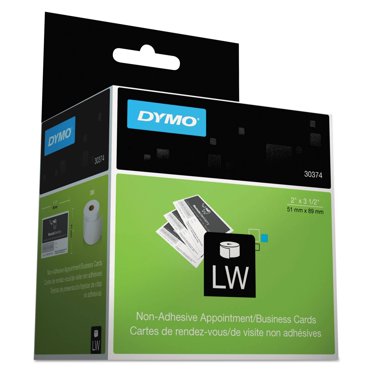 DYMO LabelWriter Bar Code Labels, 3/4 x 2 1/2, White, 450 Labels/Roll ...