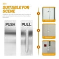 SHISUYAN 12" Stainless Steel Push Pull Door Handle for Wooden Doors ...
