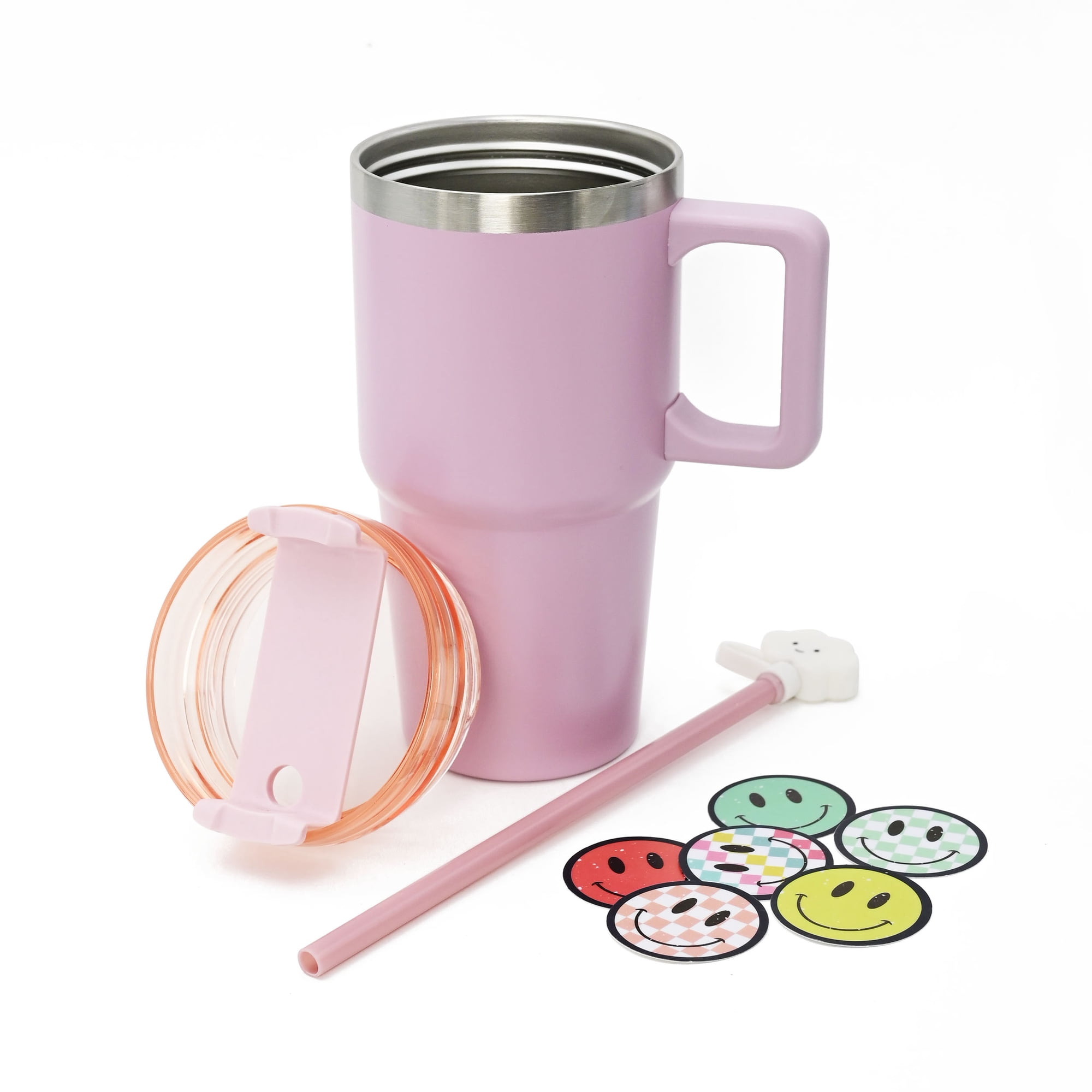 Click here for Partyaire Kids Pink 20oz Stainless Steel Tumbler W... prices