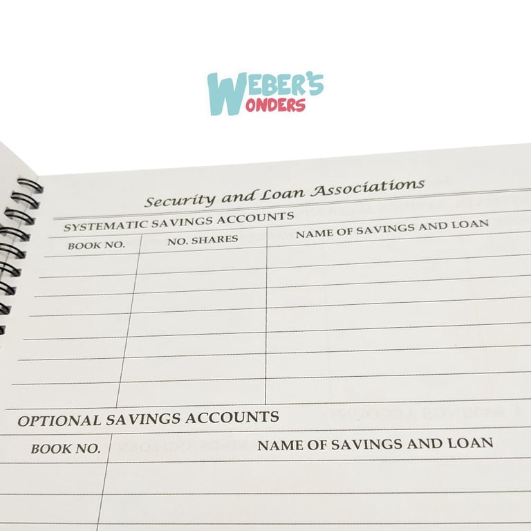 Savings Account Book