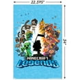 Minecraft: Legends - Blue Wall Poster with Push Pins, 22.375" x 34 ...