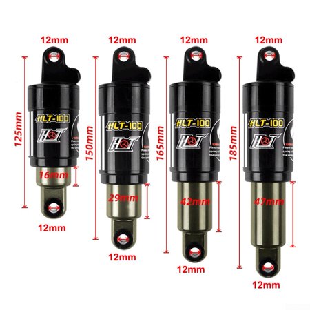 HLT-100 Mountain Bike Bicycle MTB Air Rear Shock Suspension Shock ...