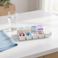 Smart Weekly Pill Organizer with Programmable Alarm, 7-Day Electronic ...