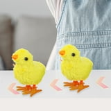 GOOHOCHY 6pcs Wind-Up Plush Jumping Chick Toys Hopping Toys Realistic ...