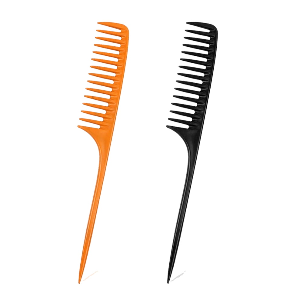 2 pcs Wide Tooth Comb for Curly Hair,Long Hair,Wet Hair,Detangling Comb ...